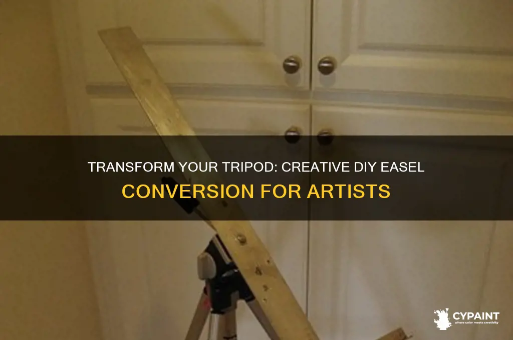 Transform Your Tripod: Creative Diy Easel Conversion For Artists | CyPaint