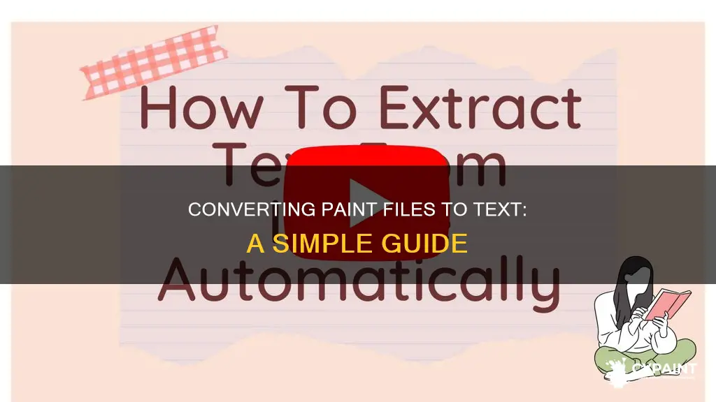 Converting Paint Files To Text: A Simple Guide | CyPaint