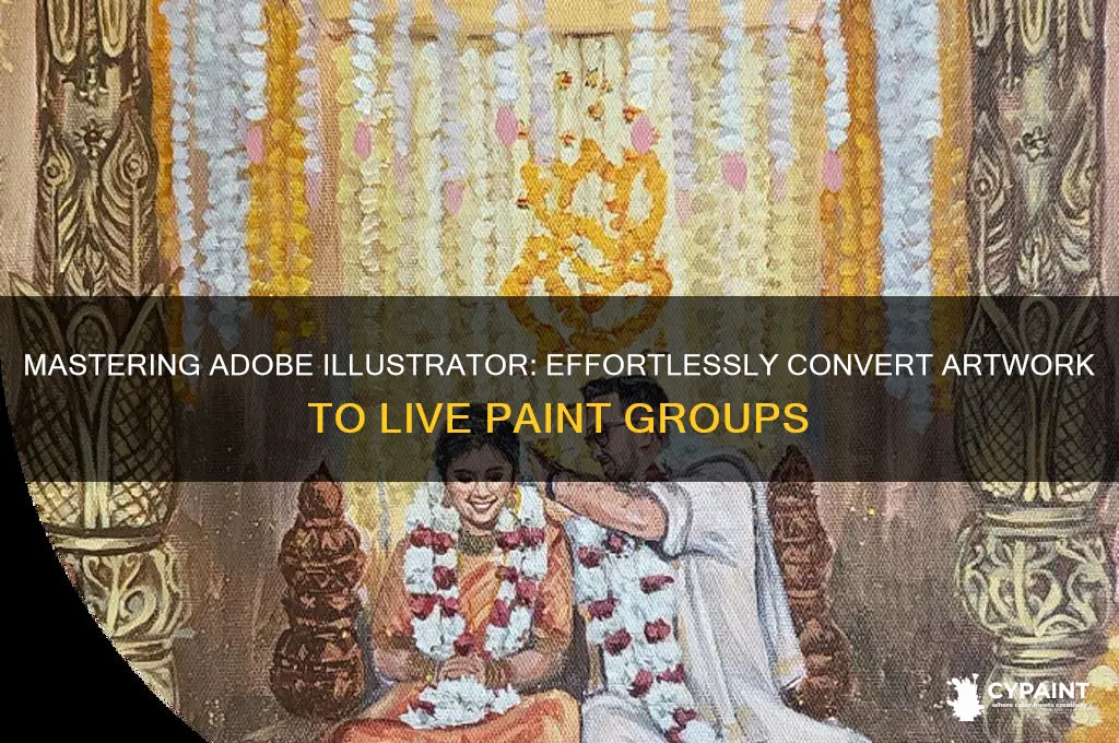 Mastering Adobe Illustrator: Effortlessly Convert Artwork To Live Paint ...