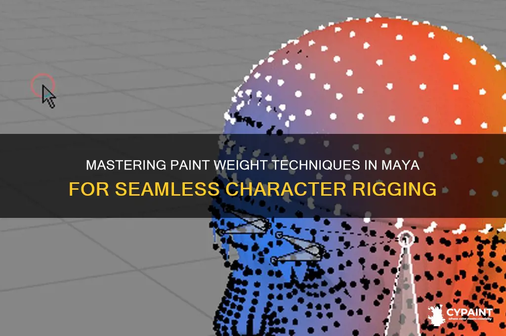 Mastering Paint Weight Techniques In Maya For Seamless Character ...