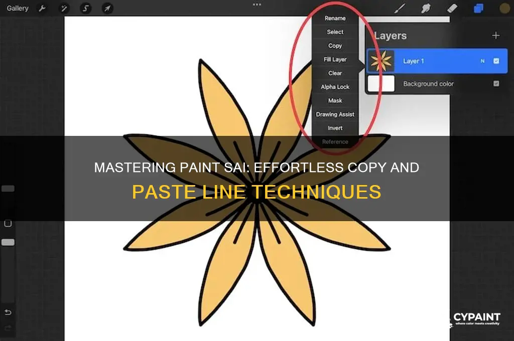 Mastering Paint Sai: Effortless Copy And Paste Line Techniques | CyPaint