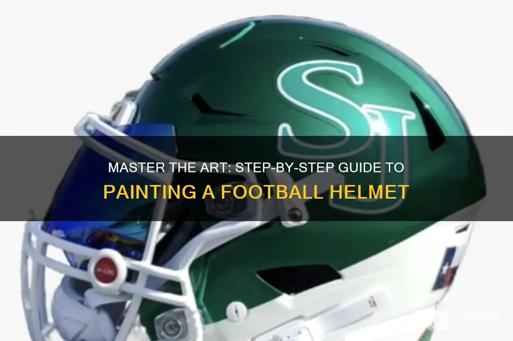 Master The Art: Step-By-Step Guide To Painting A Football Helmet | CyPaint