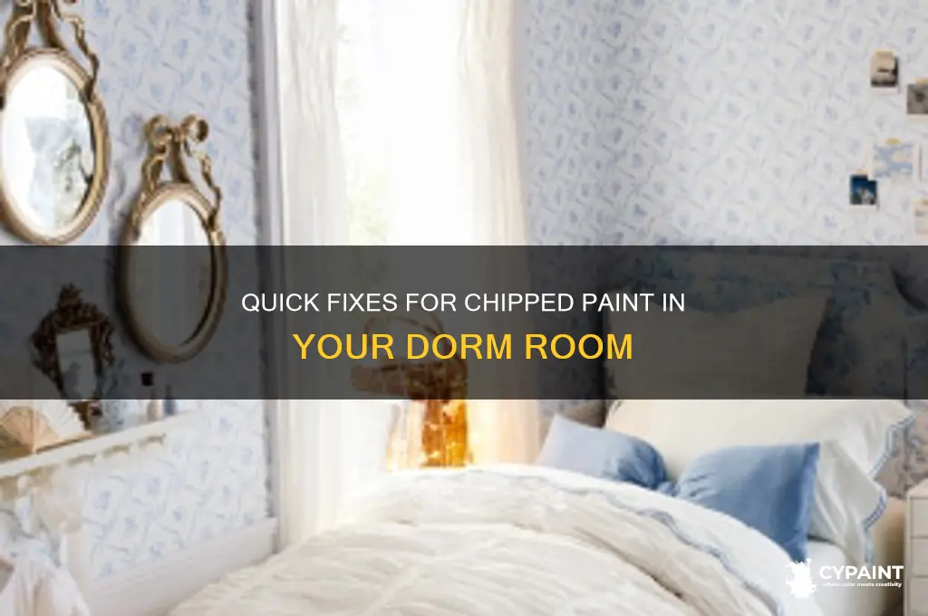 Quick Fixes For Chipped Paint In Your Dorm Room | CyPaint