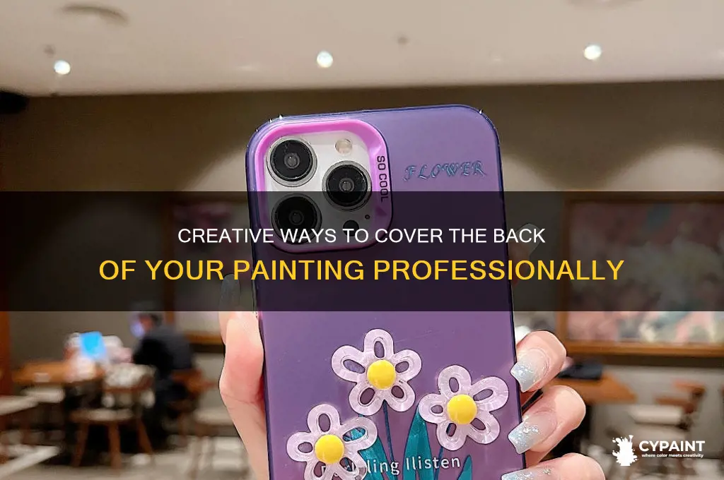 Creative Ways To Cover The Back Of Your Painting Professionally | CyPaint
