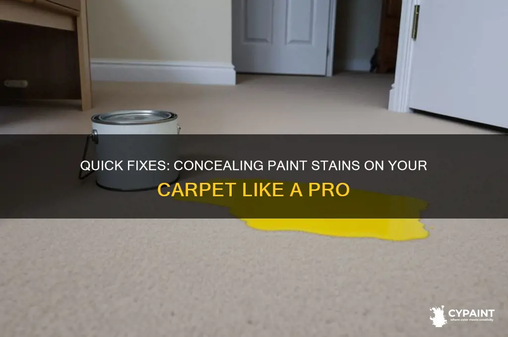 Quick Fixes: Concealing Paint Stains On Your Carpet Like A Pro | CyPaint