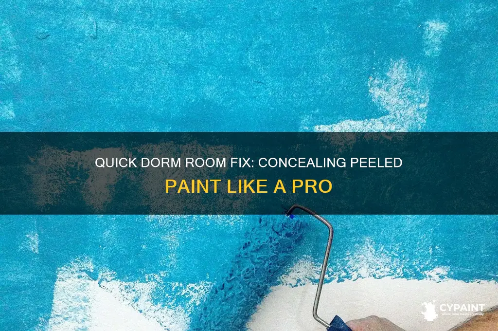 Quick Dorm Room Fix: Concealing Peeled Paint Like A Pro | CyPaint