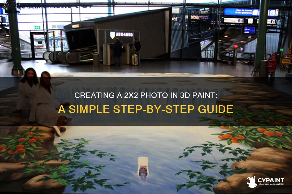Creating A 2X2 Photo In 3D Paint: A Simple Step-By-Step Guide | CyPaint