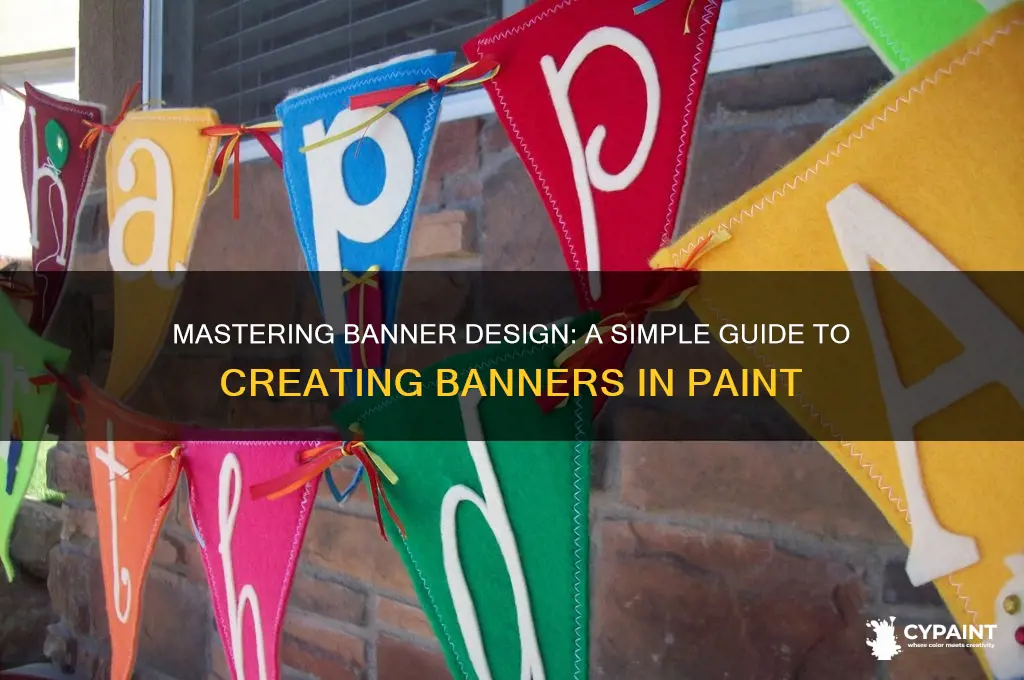 Mastering Banner Design: A Simple Guide To Creating Banners In Paint ...