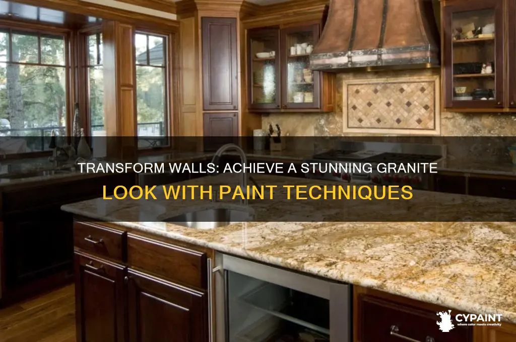 Transform Walls: Achieve A Stunning Granite Look With Paint Techniques ...
