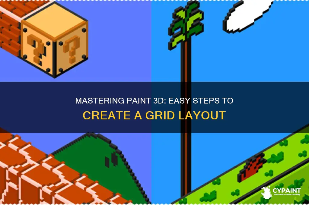 Mastering Paint 3D: Easy Steps To Create A Grid Layout | CyPaint