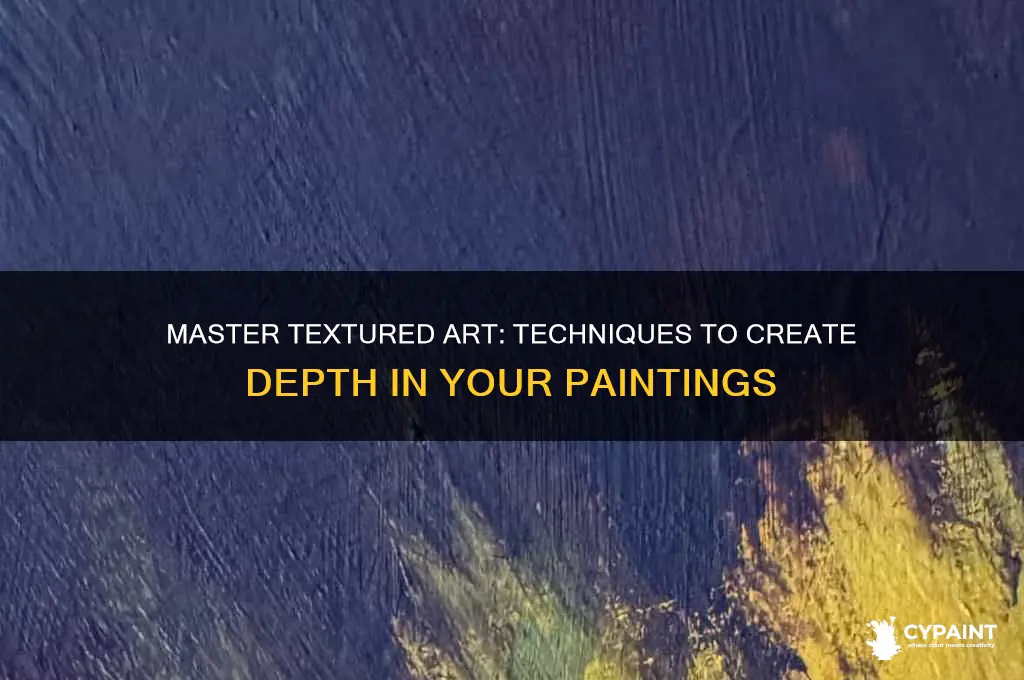 Master Textured Art: Techniques To Create Depth In Your Paintings | CyPaint