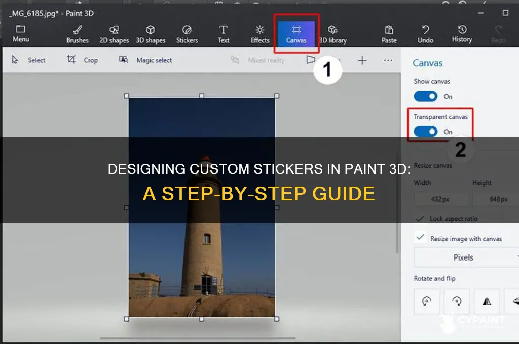 Designing Custom Stickers In Paint 3D: A Step-By-Step Guide | CyPaint