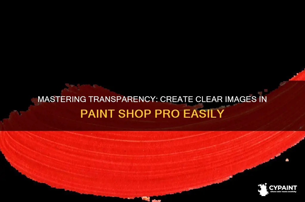 Mastering Transparency: Create Clear Images In Paint Shop Pro Easily ...