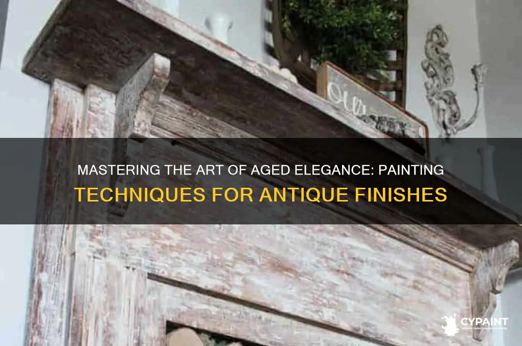 Mastering The Art Of Aged Elegance: Painting Techniques For Antique ...