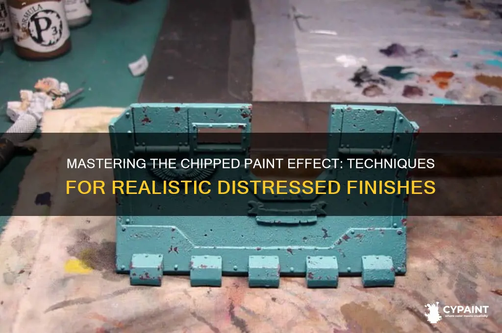 Mastering The Chipped Paint Effect: Techniques For Realistic Distressed ...