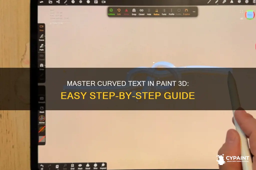 Master Curved Text In Paint 3D: Easy Step-By-Step Guide | CyPaint