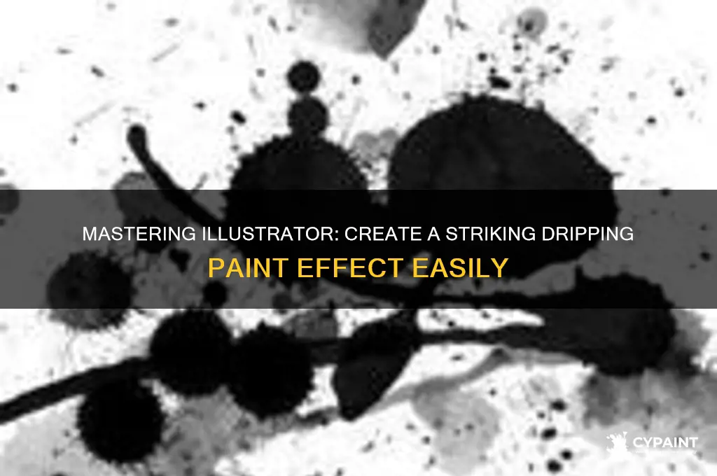 Mastering Illustrator: Create A Striking Dripping Paint Effect Easily ...