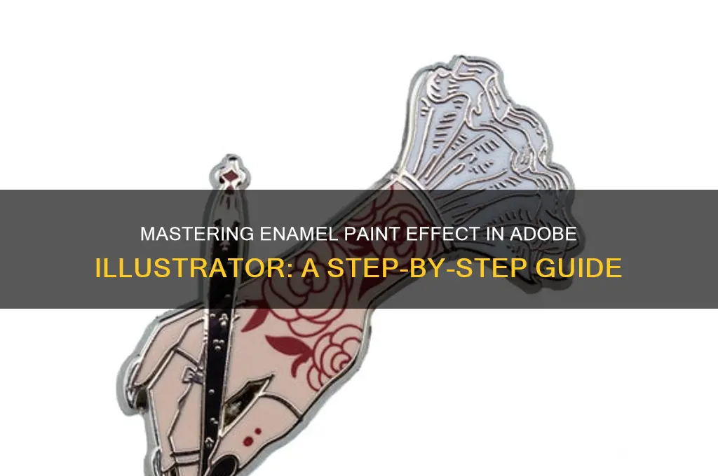 Mastering Enamel Paint Effect In Adobe Illustrator: A Step-By-Step ...