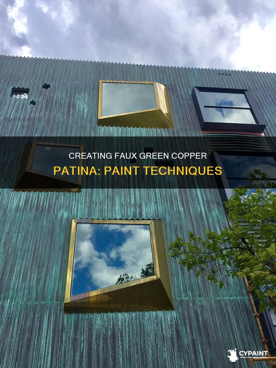 Creating Faux Green Copper Patina: Paint Techniques | CyPaint