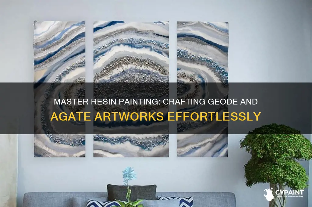 Master Resin Painting: Crafting Geode And Agate Artworks Effortlessly ...