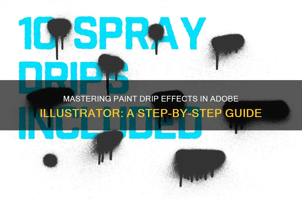 Mastering Paint Drip Effects In Adobe Illustrator: A Step-By-Step Guide ...