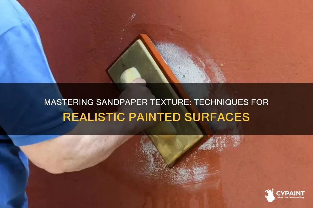 Mastering Sandpaper Texture: Techniques For Realistic Painted Surfaces ...