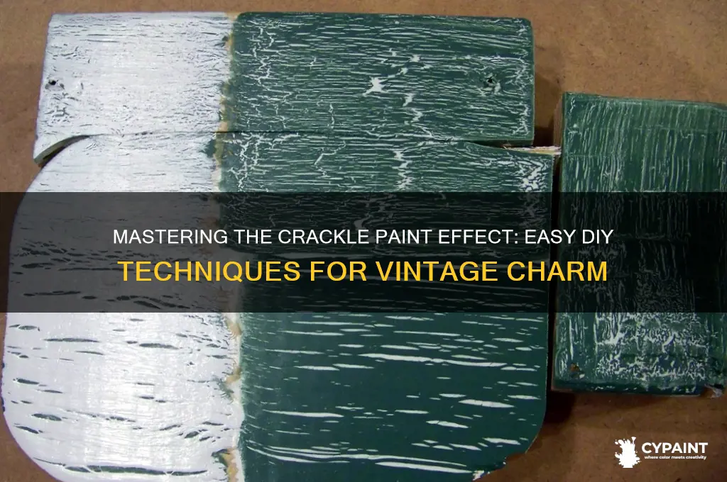 Mastering The Crackle Paint Effect: Easy Diy Techniques For Vintage ...