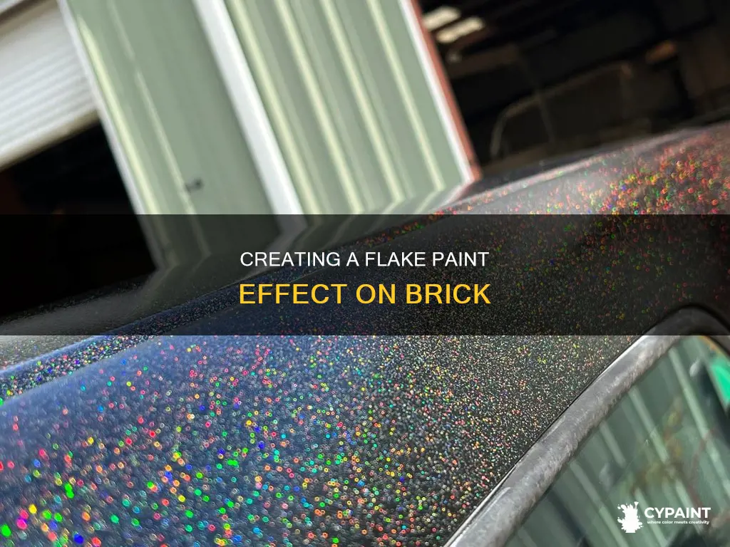 Creating A Flake Paint Effect On Brick | CyPaint