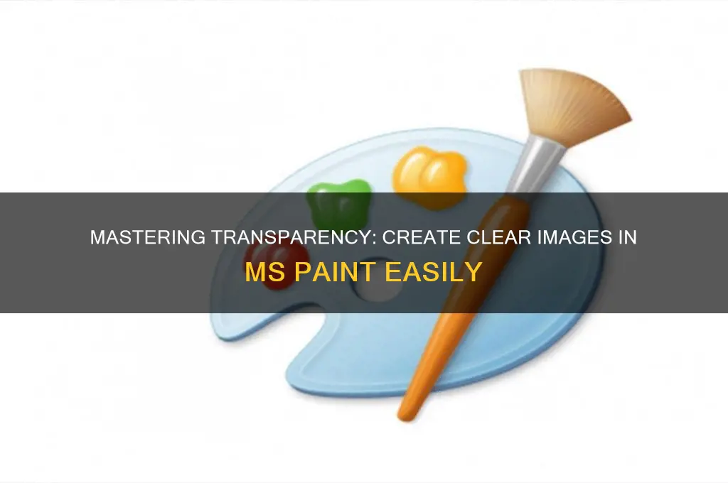 Mastering Transparency: Create Clear Images In Ms Paint Easily | CyPaint