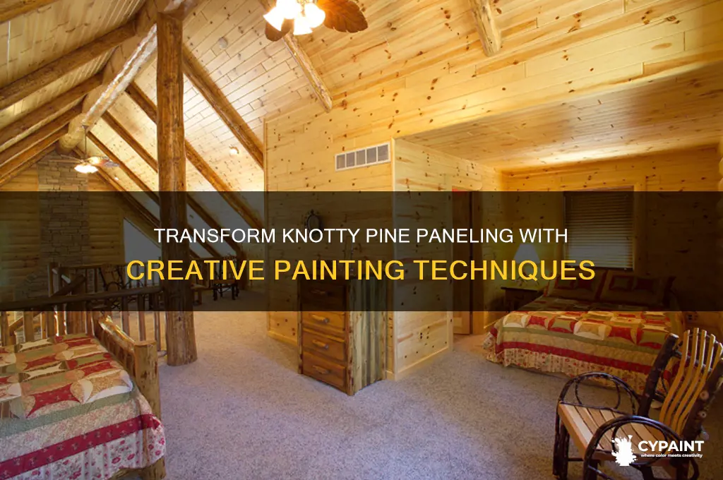 Transform Knotty Pine Paneling With Creative Painting Techniques | CyPaint