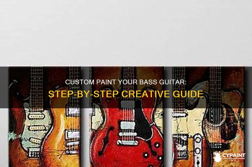 Custom Paint Your Bass Guitar: Step-By-Step Creative Guide | CyPaint
