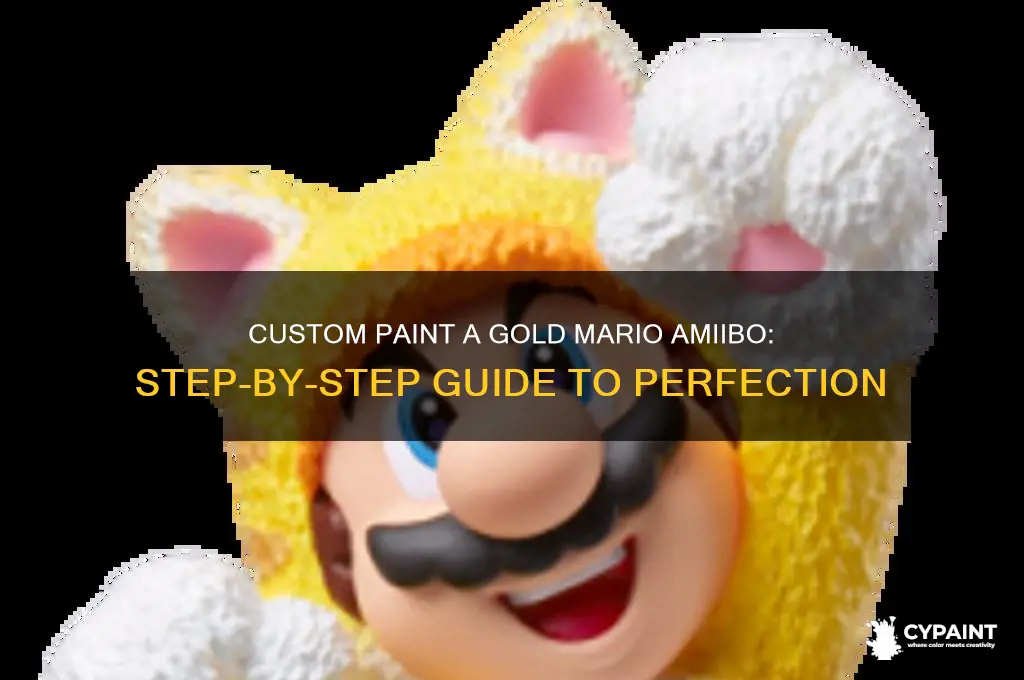 Custom Paint A Gold Mario Amiibo: Step-By-Step Guide To Perfection ...