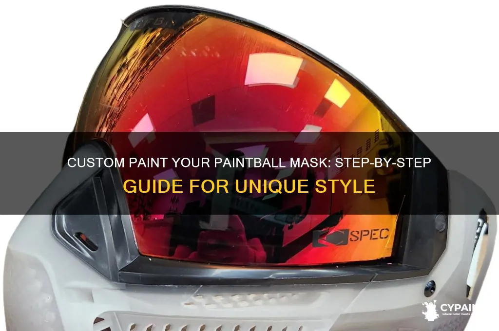 Custom Paint Your Paintball Mask: Step-By-Step Guide For Unique Style ...