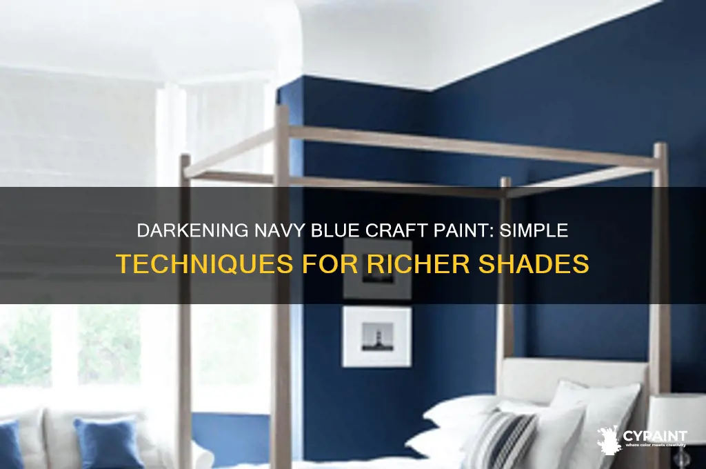 Darkening Navy Blue Craft Paint: Simple Techniques For Richer Shades ...