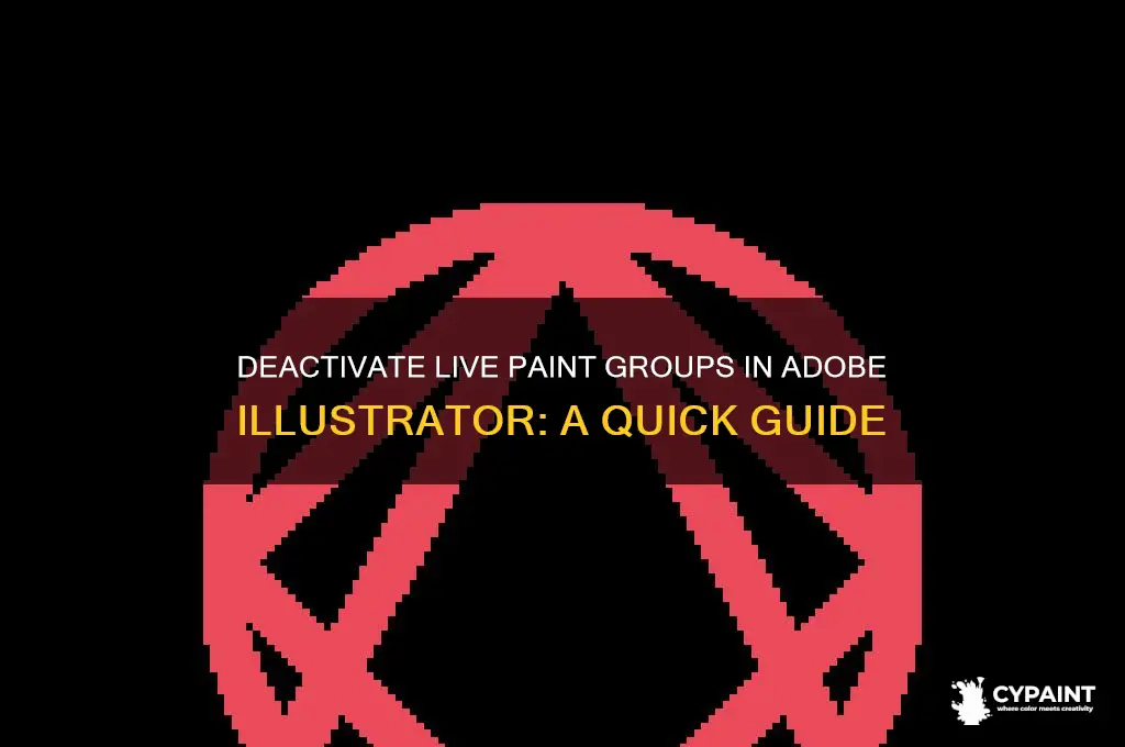 Deactivate Live Paint Groups In Adobe Illustrator: A Quick Guide | CyPaint