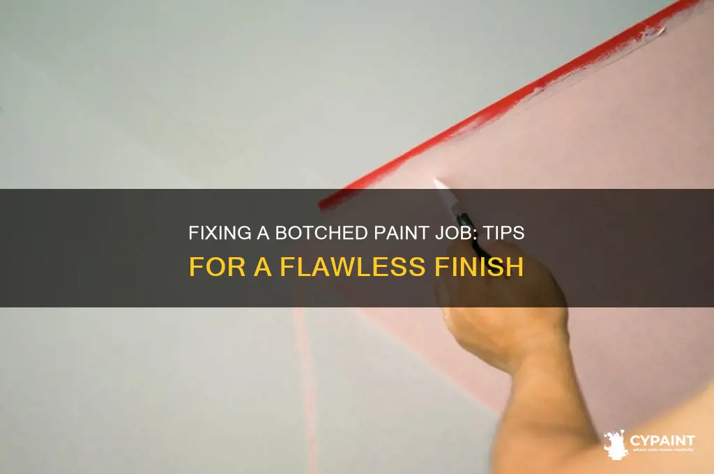 Fixing A Botched Paint Job: Tips For A Flawless Finish | CyPaint