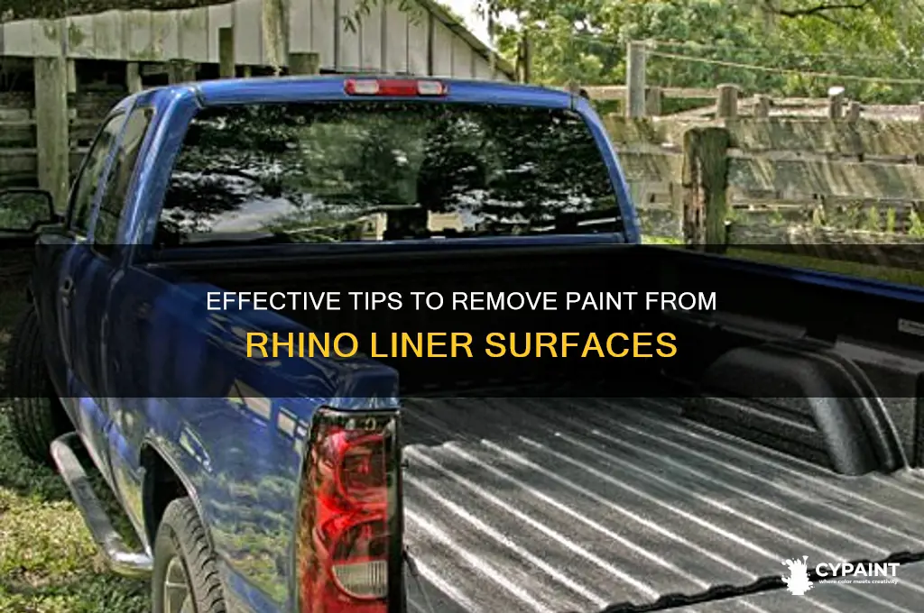 Effective Tips To Remove Paint From Rhino Liner Surfaces | CyPaint