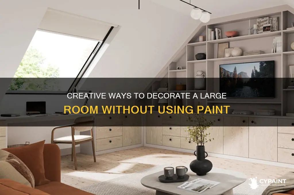 Creative Ways To Decorate A Large Room Without Using Paint | CyPaint