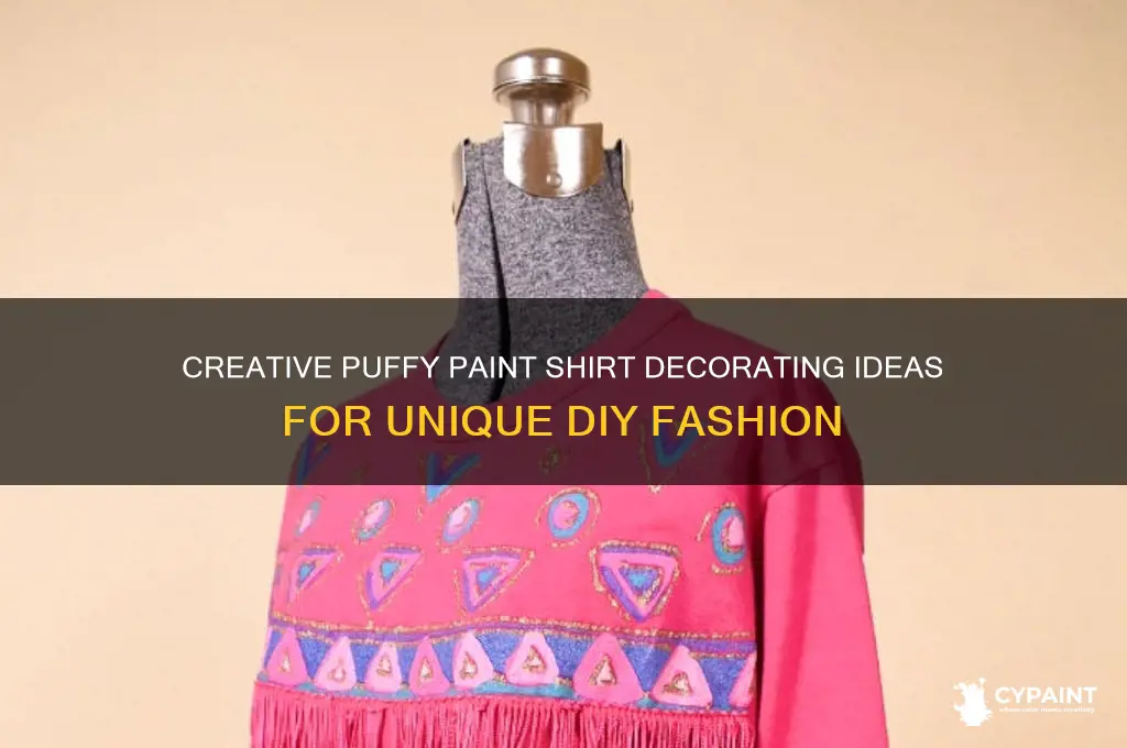 Creative Puffy Paint Shirt Decorating Ideas For Unique Diy Fashion ...