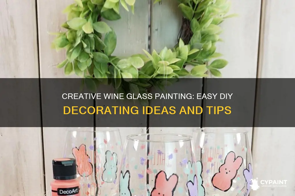 Creative Wine Glass Painting: Easy Diy Decorating Ideas And Tips | CyPaint
