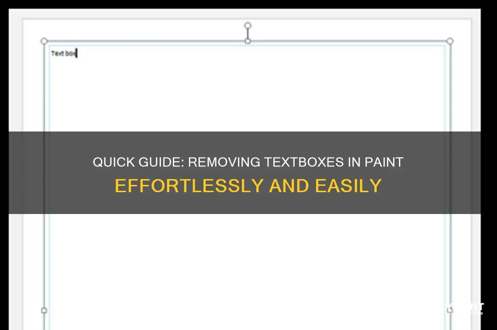 Quick Guide: Removing Textboxes In Paint Effortlessly And Easily | CyPaint