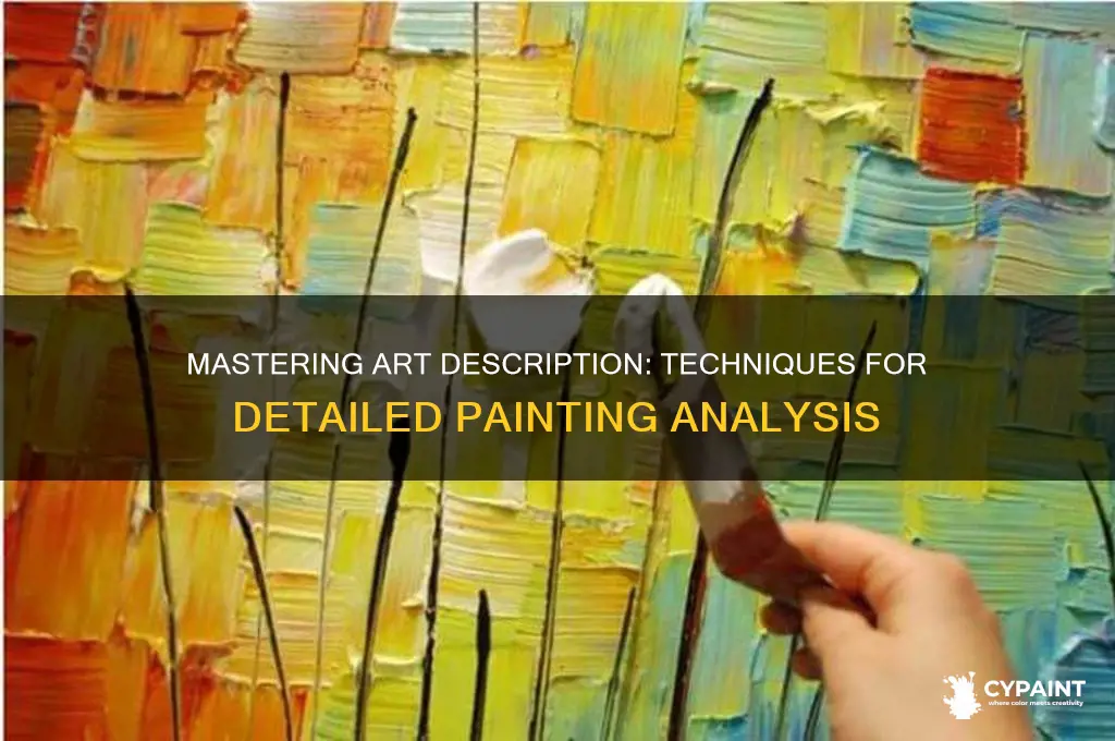 Mastering Art Description: Techniques For Detailed Painting Analysis ...