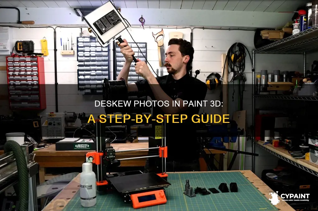 Deskew Photos In Paint 3D: A Step-By-Step Guide | CyPaint