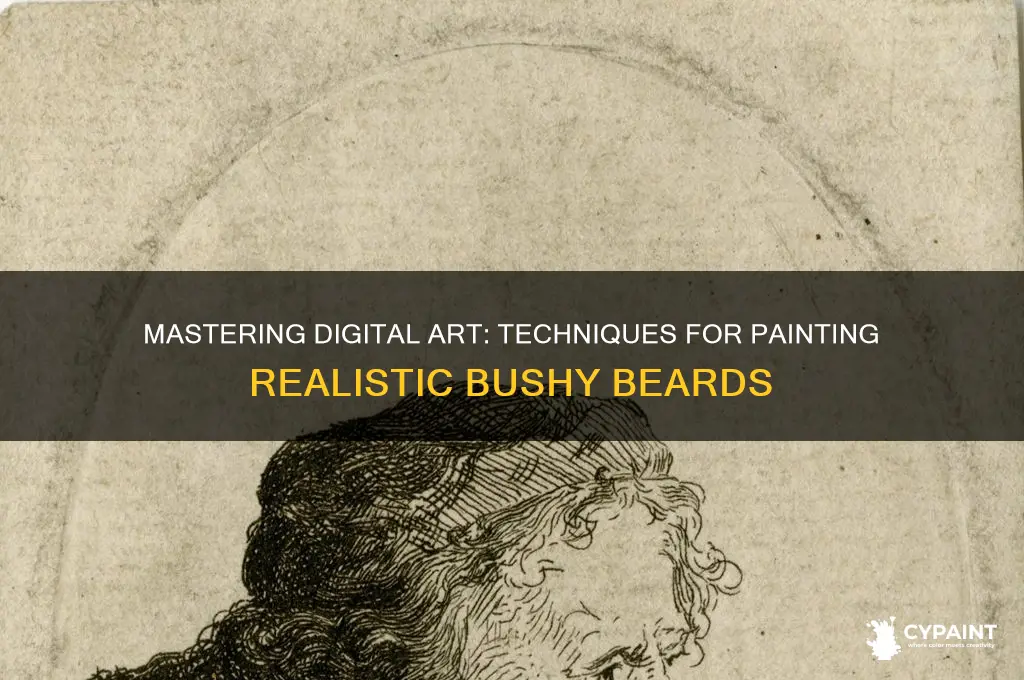 Mastering Digital Art: Techniques For Painting Realistic Bushy Beards ...