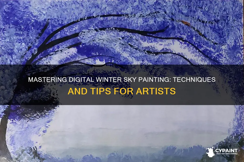 Mastering Digital Winter Sky Painting: Techniques And Tips For Artists ...