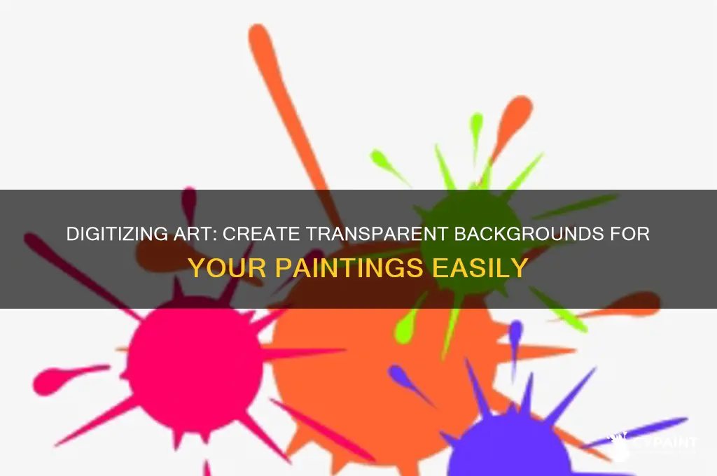 Digitizing Art: Create Transparent Backgrounds For Your Paintings ...