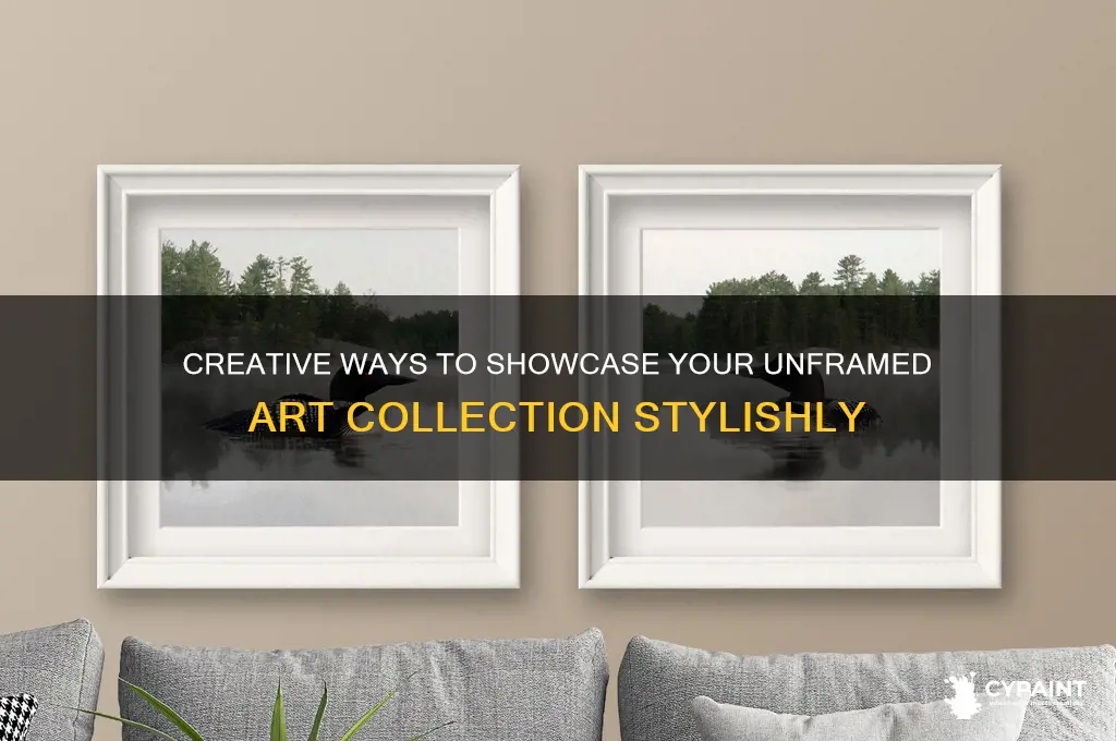Creative Ways To Showcase Your Unframed Art Collection Stylishly | CyPaint