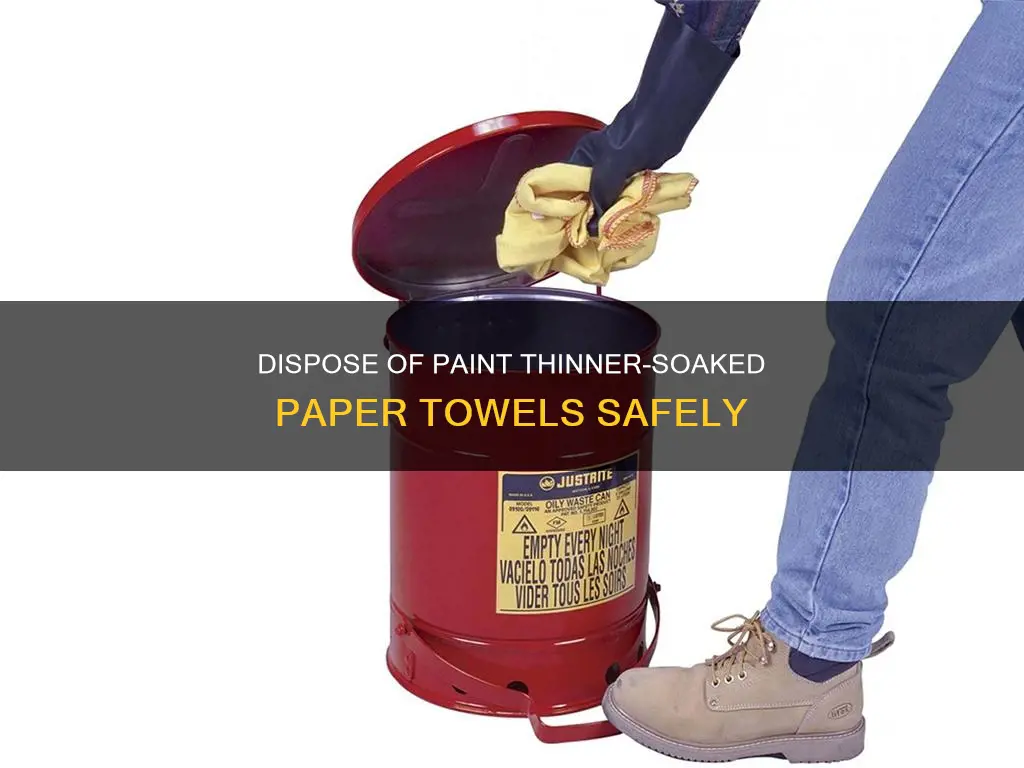 Dispose Of Paint Thinner-Soaked Paper Towels Safely | CyPaint