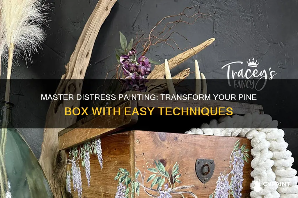 Master Distress Painting: Transform Your Pine Box With Easy Techniques ...