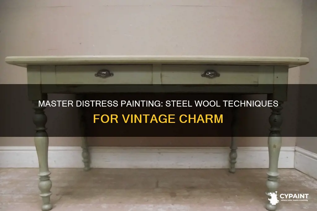 Master Distress Painting: Steel Wool Techniques For Vintage Charm | CyPaint